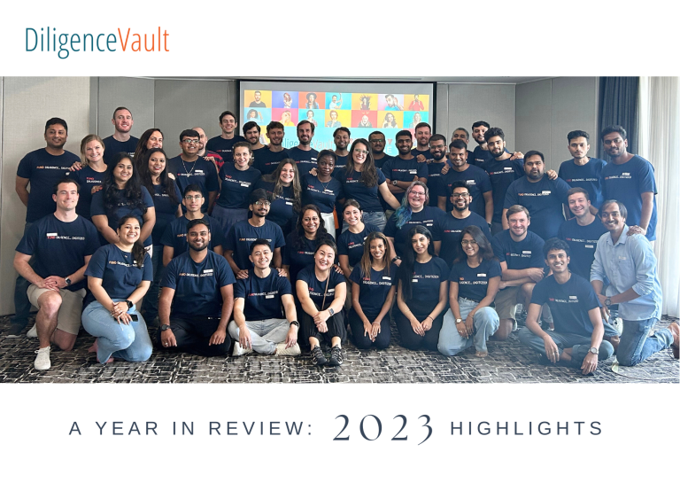 DiligenceVault Year in Review: 2023 - Success Takes A Lot of Things ...