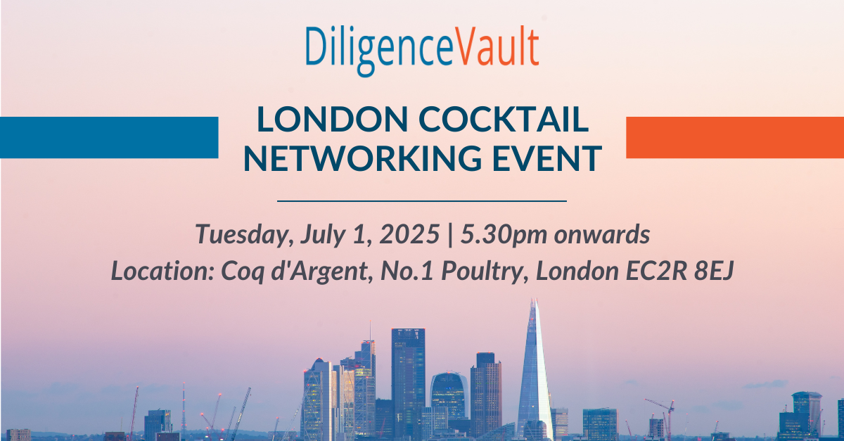 DiligenceVault Networking Cocktail Evening - London | July 2025 ...
